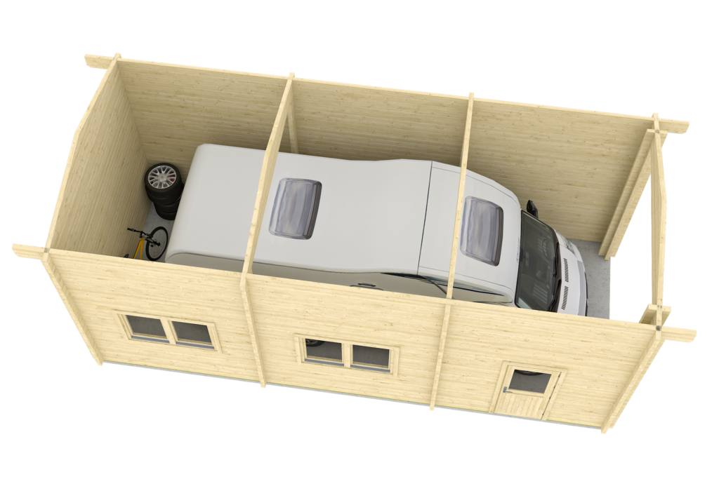 Autotalli Caravan 40 mm – Pihatuuri.fi